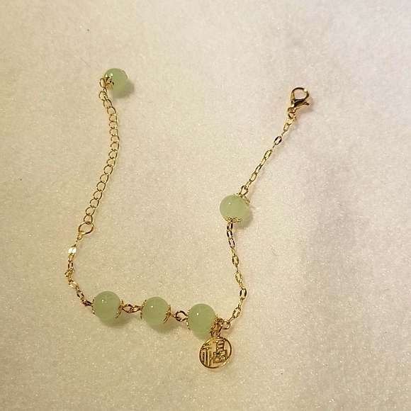 No Label | Accessories | Fashionable Synthetic Jade Fu Character Lucky ...
